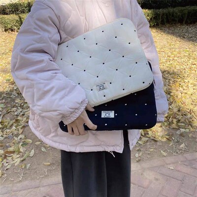 Laptop bag for macbook air 13 case 13-14 Inch puffy notebook