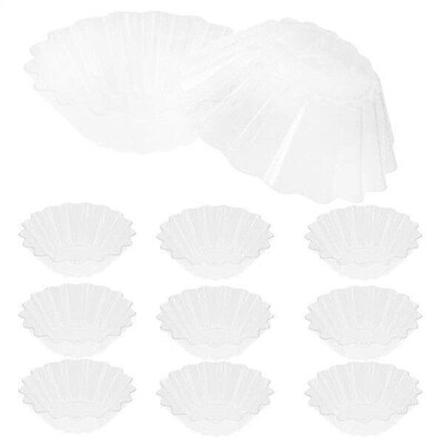 50 Pcs Snack Plates Fruit Holders Dessert Bowls Tableware