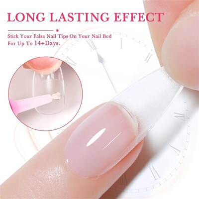 14PCS Nail Glue for Press on Nails for Nail Tips Acrylic Nai