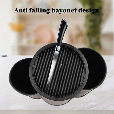 3-in-1 Safety Universal Knife Holder Kitchen Utensil Rack La