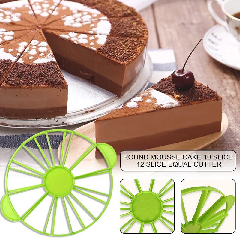 10/12 Slices Cake Equal Portion Cutter Round Bread Cake Mous