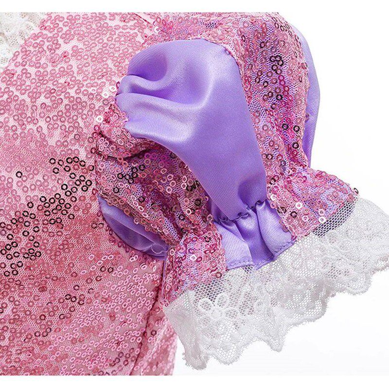 Tangled Rapunzel Princess Dresses Girls Cosplay Isabella