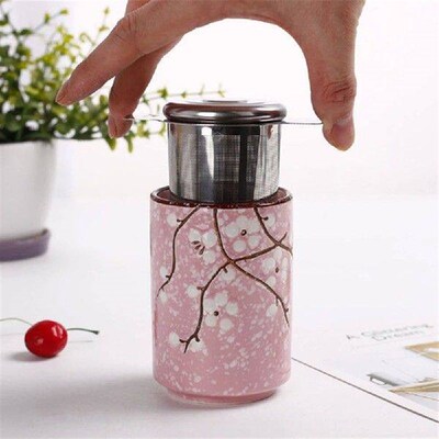 Stainless Steel Tea Strainer With Lid Reusable Leaking
