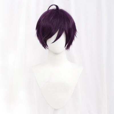 Fashion Cheap Short Cosplay Wig Multi Colors Straight Peluca