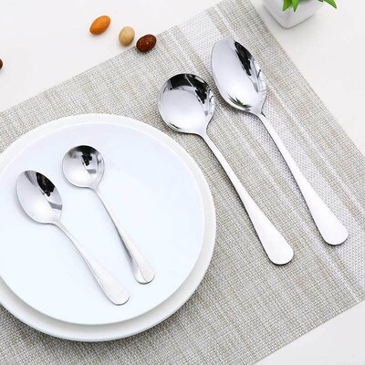 Long handled stainless steel spoon coffee stirring spoon sma