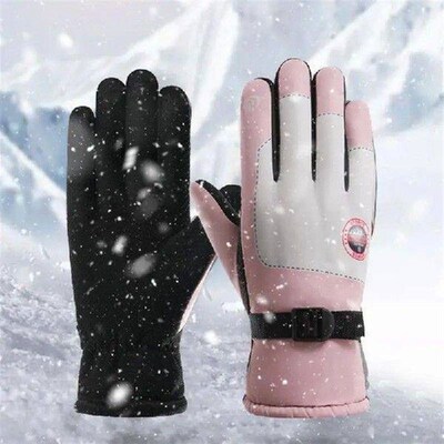 Skiing Gloves Water Resistant Thermal Gloves For Driving