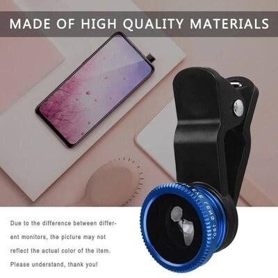 3 In 1 Macro 0.67x Wide Angle Fish Eye Lens Universal Mobile