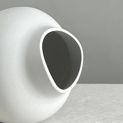 瓶摆件客级厅插花花陶瓷陶罐粗干陶轻奢花高感装饰14587中式餐桌