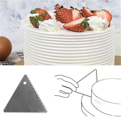 1Pc Smooth Edge Fondant Scraper Spatulas Baking Pastry Tools