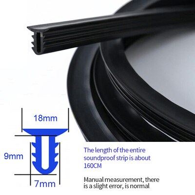 Auto Dashboard Sealing Strip Noise Sound Insulation Rubber S