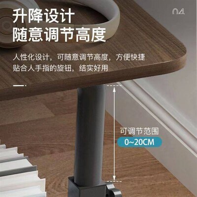 Bedside Table Movable Simple Table Bedroom Rental Home Lapto