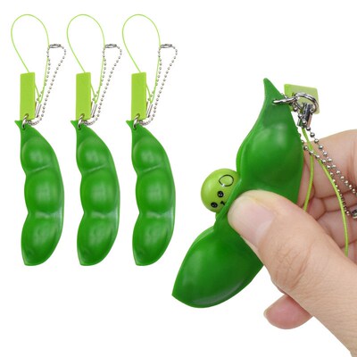 Fidget Toys Decompression Edamame Toys Antisress Popper Toy