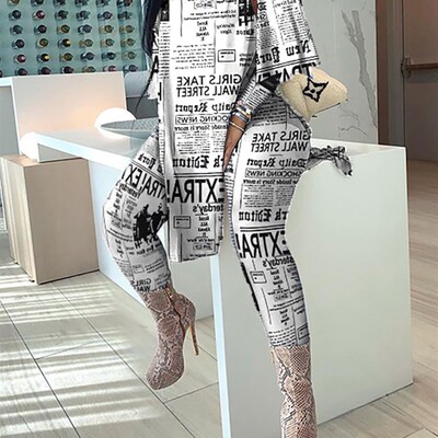 2022 Women Spring Autumn Casual Loose 2 Piece Set Women Outf
