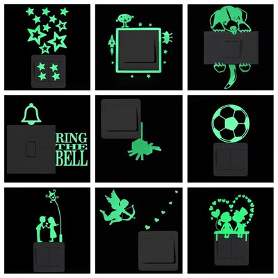 Luminous Cartoon Switch er Glow in the Dark Cat er Fluoresce