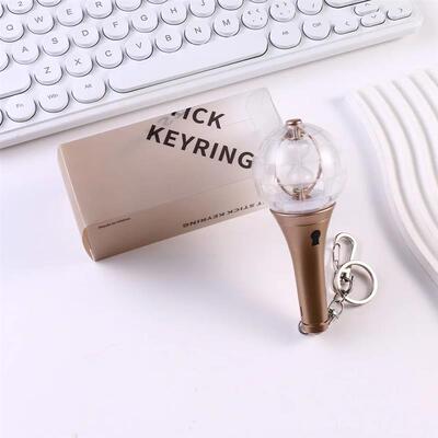 Kpop ATEEZ Mini Light Stick Keychains Creative Lights Keyrin