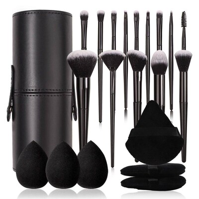 3~21pcs Fashion Makeup rsuh Set Soft Hair Cosmetic rushes Wi