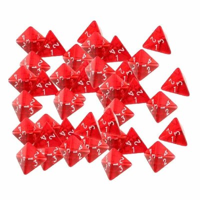 Pack of 150 Gem Multi-Sided Dices Polyhedral Dice Set D4