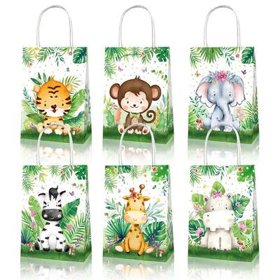 Jungle Safari Animals Candy Boxes Birthday Party Decoration