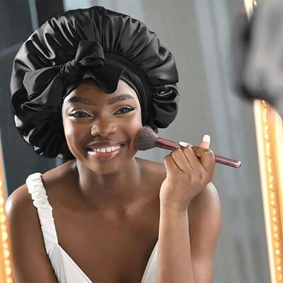 New Silk Bonnet for Sleeping Women Satin Bonnet Hair Bonnet