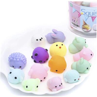 24pcs Squishy Toy Cute Animal Antistress Ball  Mochi Toy