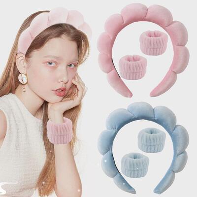 Towel flannel fabric high cranial top twist hairband fashion