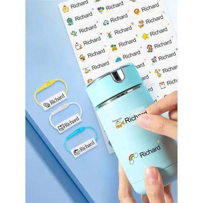 Customize Name Tag Sticker Waterproof Personalized Label for