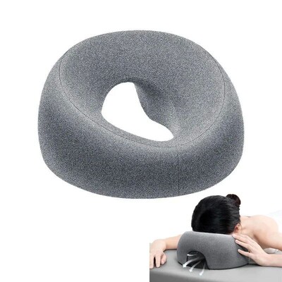 Ergonomics Lying Down Pillow Memory Foam Breathable Head Res