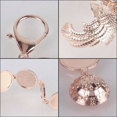 Memory Locket Fashion Album Box Angel Wings Flash Box 4 Laye