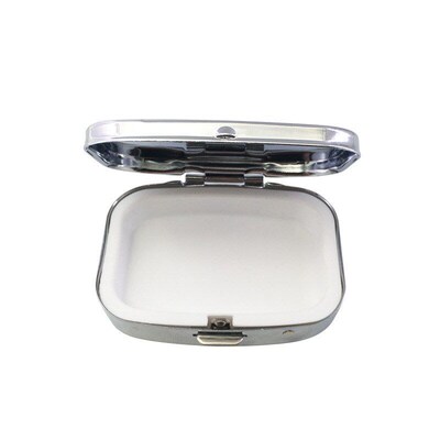 Longterm Rectangular Metal Pill Box Carryon Onegrid Pill Box