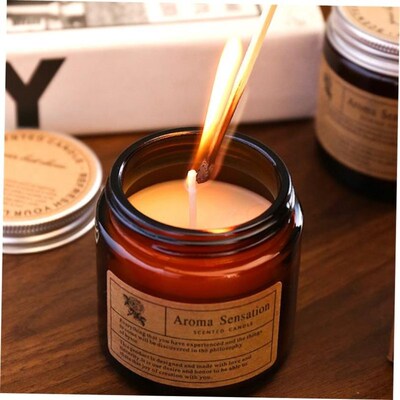Fragrant Scented Candle glass Jar candles Gifts Fragrance