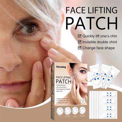 120Pcs Invisible Face Stickers V Shape Neck Eye Double Chin