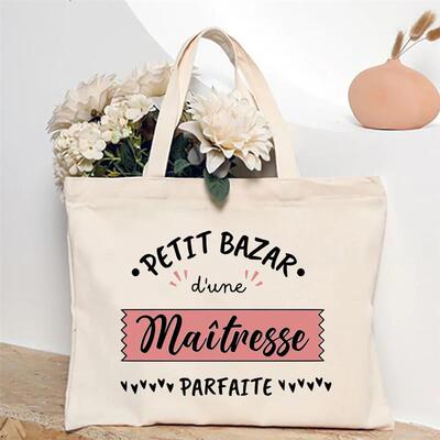 My Maitresse Is The Greatest on Earth Printed Canvas Shoulde