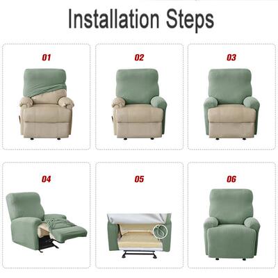 Recliner Sofa ver Armchair Case Sofa ver Anti-Dust Non-Slip
