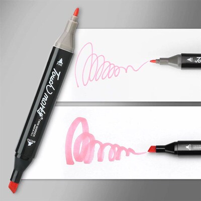 30/40/60/80 Colors Alcohol Felt Markers Pens Dual Tip Perman