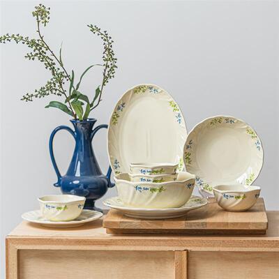 French Ceramic Dinner Plates Deep Rim Ceramic Dishes