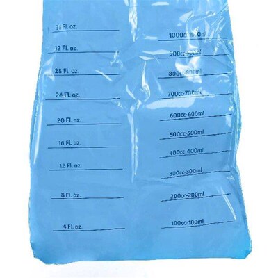 45Pcs 1000Ml Vomit Bags Motion Sickness Bags Blue Emesis