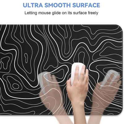 1Pcs Gaming Mouse Pad Large Keyboard Pad 31.5 x 11.8in Topog