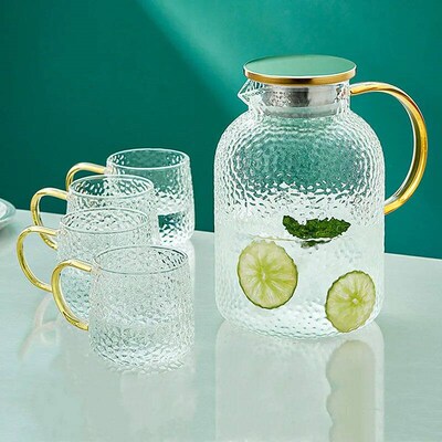 Crystal Cold Water Kettle Water Cooling Kettle Set Glass Wat