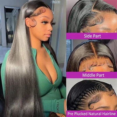 Vietnamese Human Hair Wigs Super Double Drawn Bone