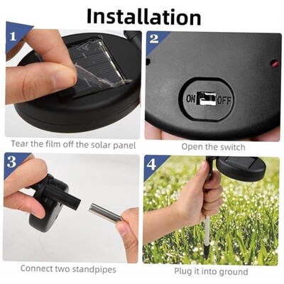 Solar Outdoor Light 90/120/150 LED Solar Fireworks Lights Ga