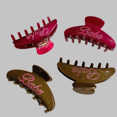 Korean New Fashion Acetic Acid 10.5CM Large Grab Clip Temper