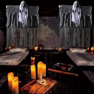 Halloween Decorations Hanging Ghosts Ghosts Skeletons Gauze