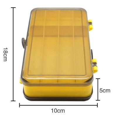 Double Sided 5/8 Compartments Fishing Tackle Boxes Fishing L