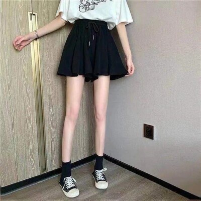 MEXZT 5Xl Summer Shorts Skirts Women Elastic High Waist Casu