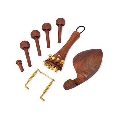 4 4 Violin Tuning Pegs Tailpiece Endpin Set Chinrest