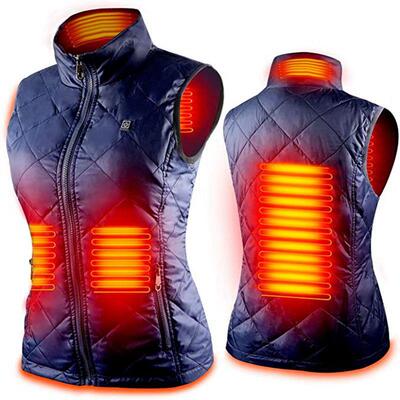 Women Heating Vest Autumn and Winter Cotton Vest USB Infrare