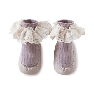 Baby Floor Socks Girls Soft Bottom MidTube AntiDrop Cotton L