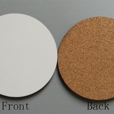 9*9cm Blank Cup pad Sublimation heat press Cork DIY Custom M