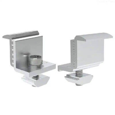 10Pcs Solar Panel Mounting Bracket Clamp Photovoltaic