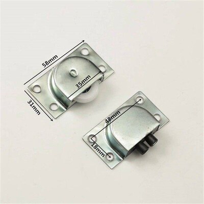 Stainless Steel Door Wheels Smooth Movement Stainless Steel